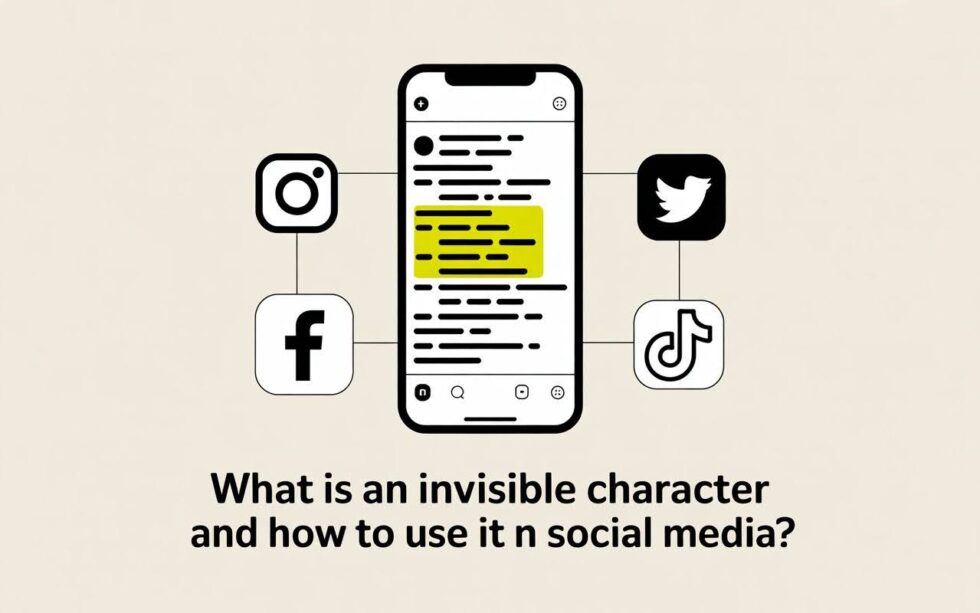 What Is an Invisible Character? How to Use It on Social Media Like a Pro